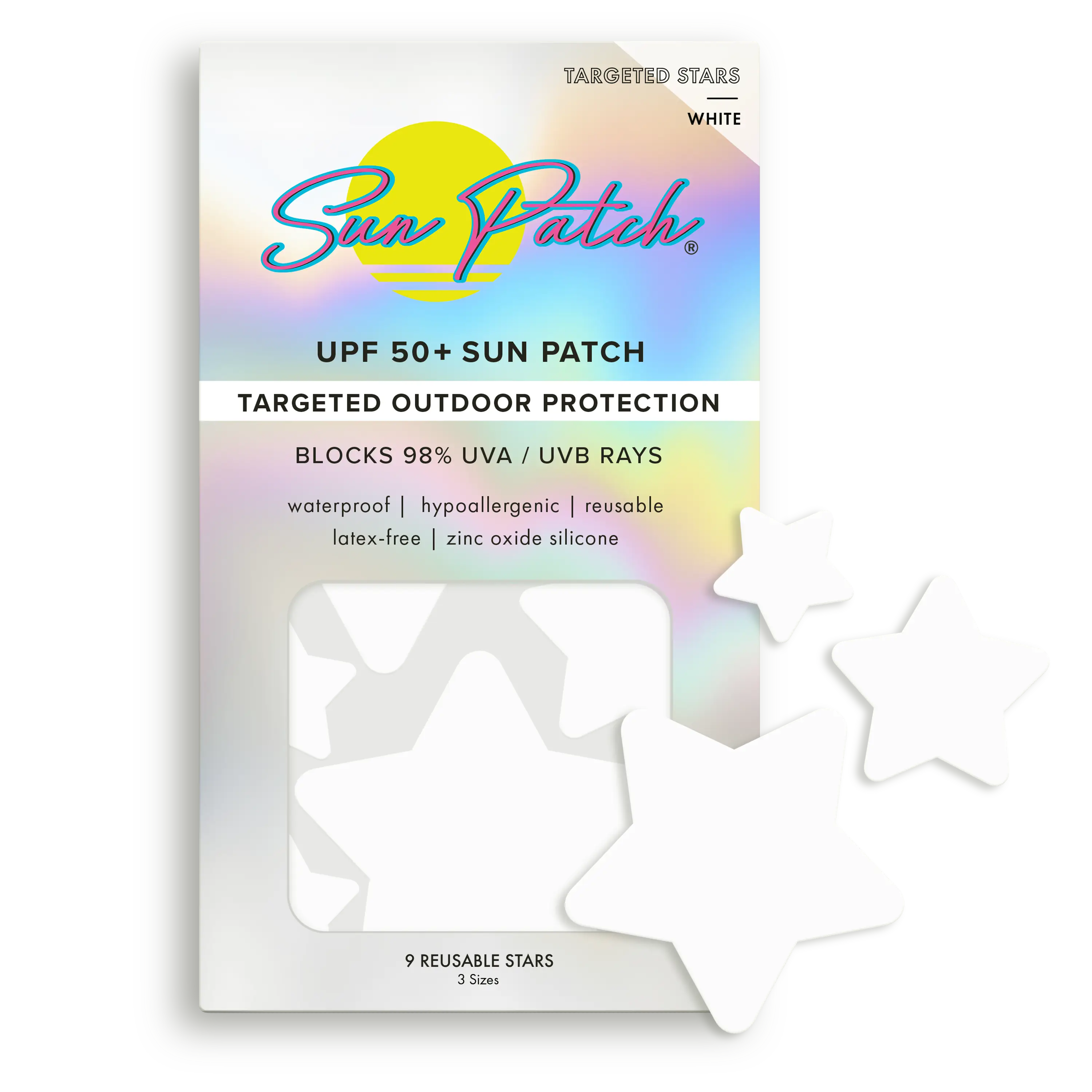 Targeted UV Spot Protection Stars – Sun Patch
